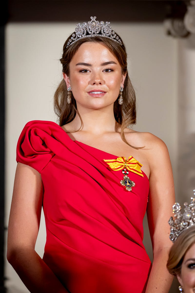 Princess Ariane of the Netherlands made her tiara debut at a state banquet