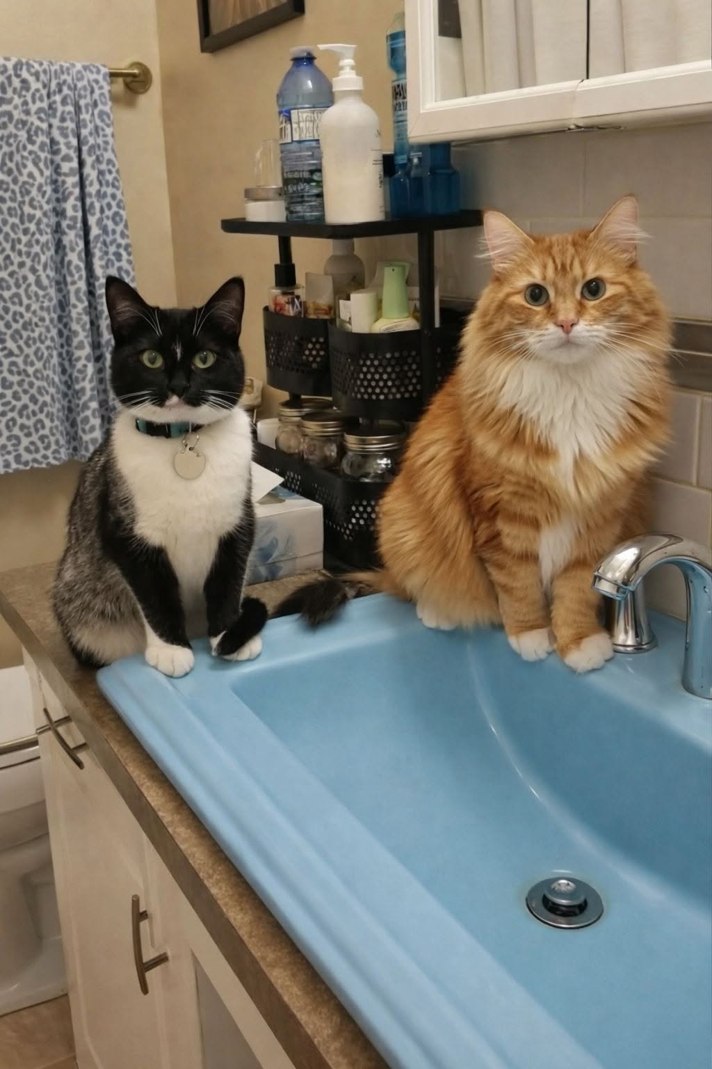 L’uomo lascia la casa senza addii, ma i suoi due gatti restano accanto ...
