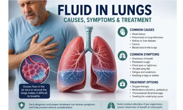 Fluid in lungs: Causes, symptoms, treatment, and when to seek medical care