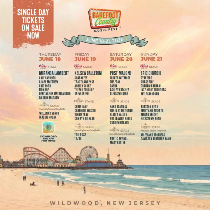 Barefoot Country Music Festival returns to Wildwood for sixth year