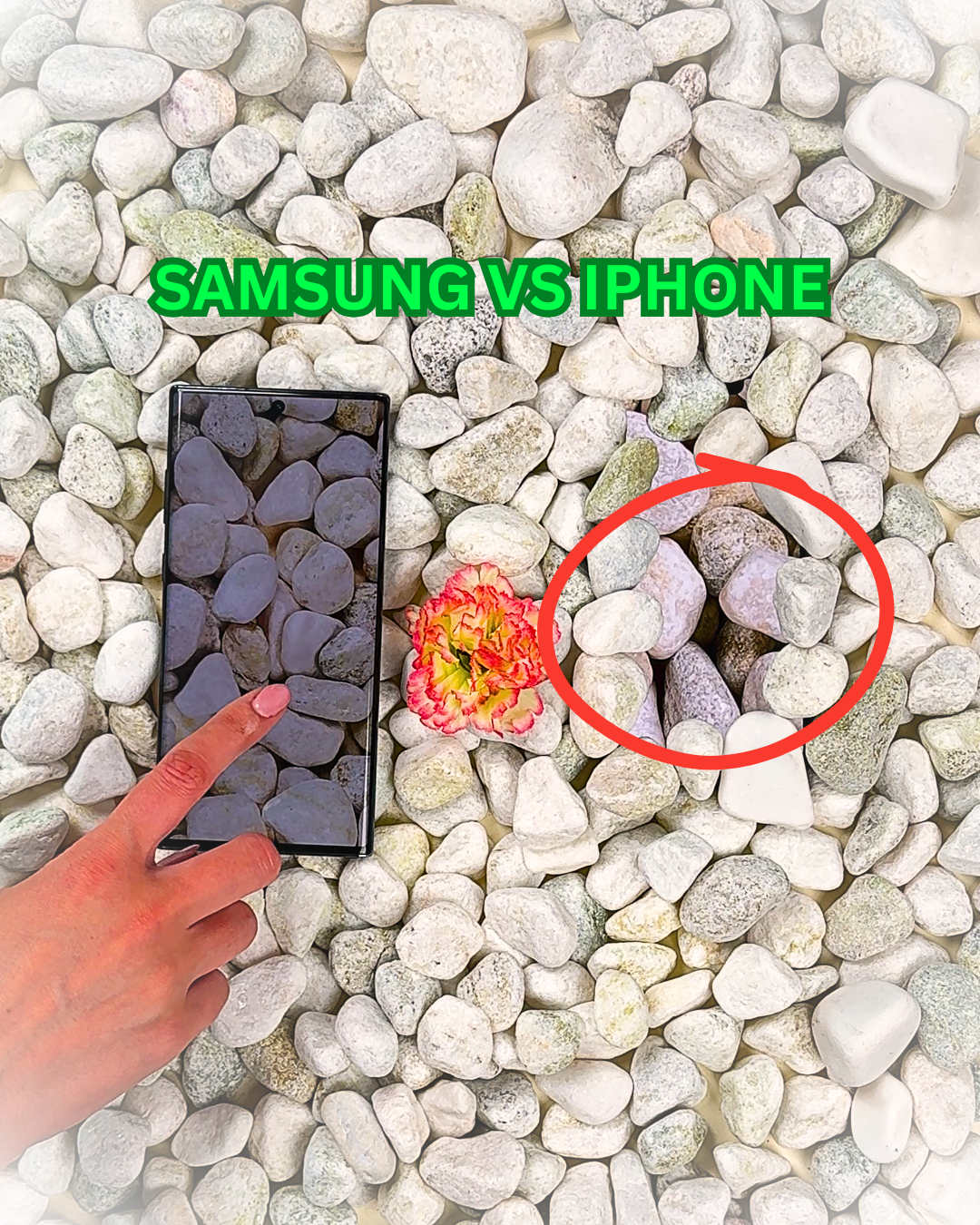 La différence entre un appareil photo Samsung et iPhone