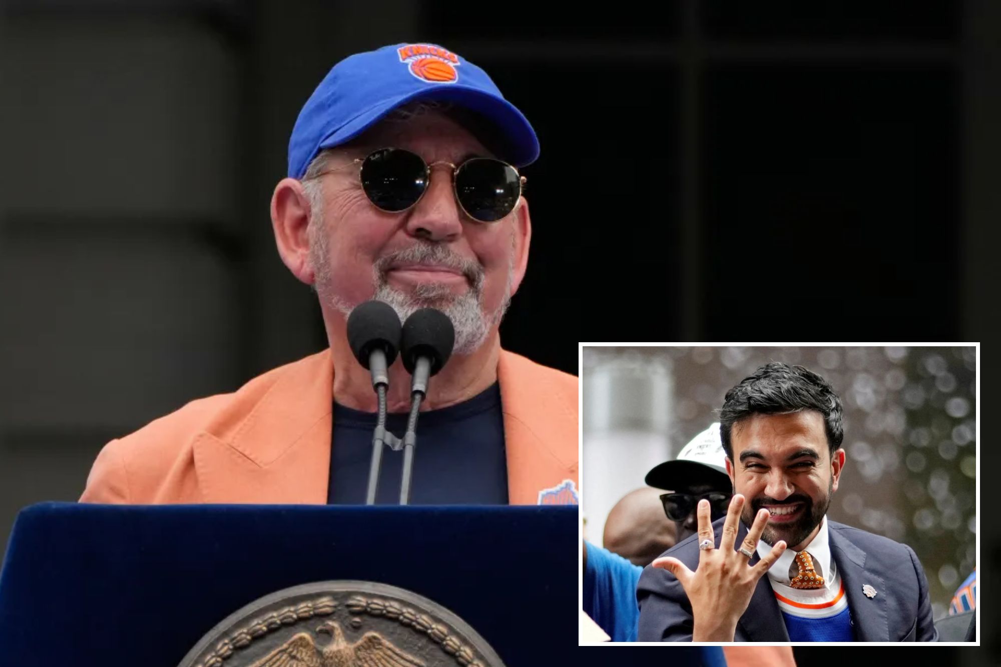 Knicks owner Dolan throws shade on Mamdani after mayor’s longwinded ...
