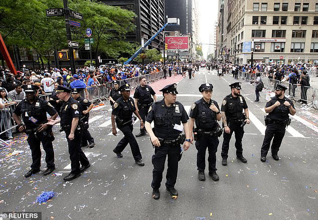 Knicks fan is slashed in the neck with glass bottle as NBA title parade ...