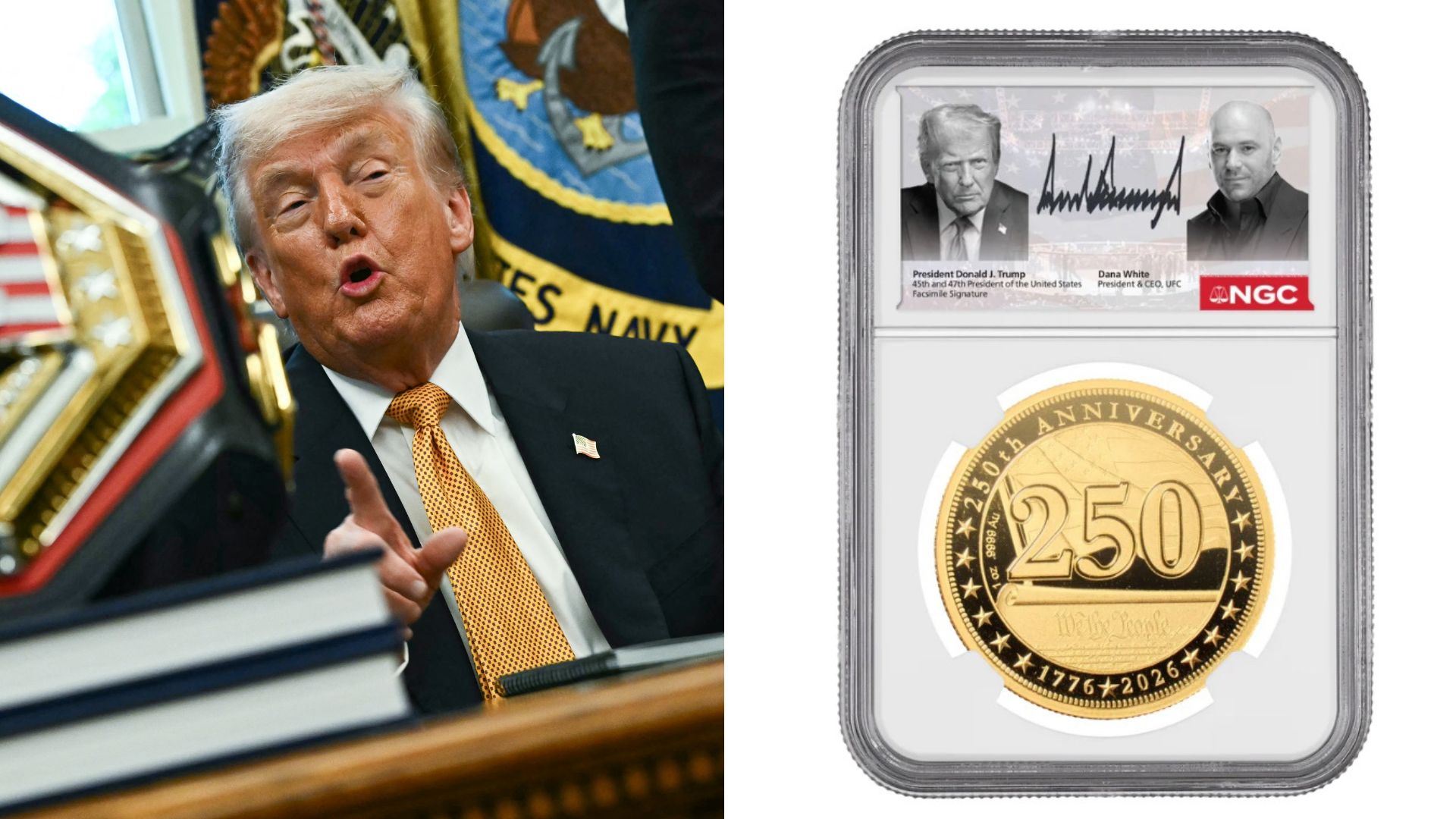 Trump’s gold statue obsession returns in new Truth Social post