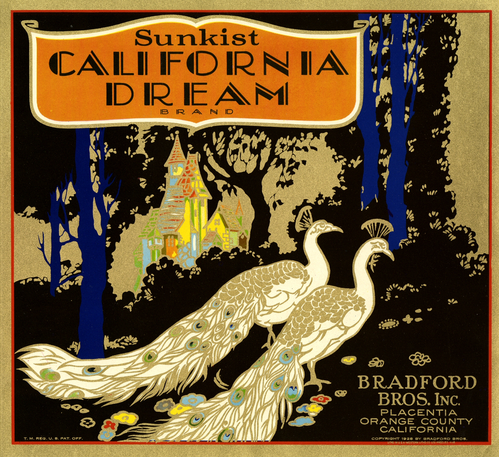 Vintage fruit crate labels and advertising art that sell for serious ...