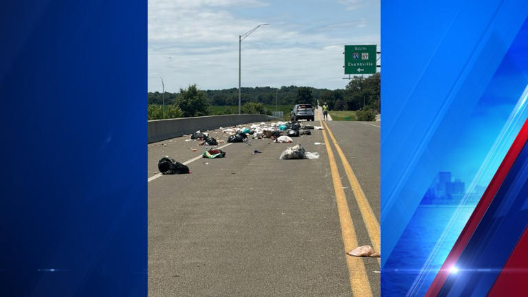 Gibson County deputies investigate trash spill on State Road 68