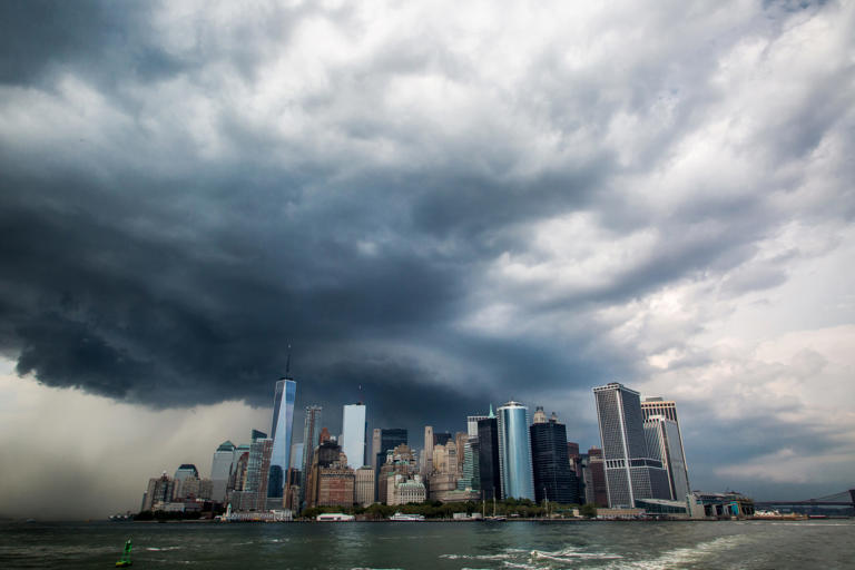 Chicago storm hurls rooftop pool chairs into Lincoln Park traffic