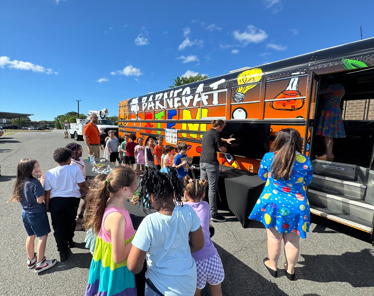 Barnegat schools unveil new STEM bus with hands-on learning lab