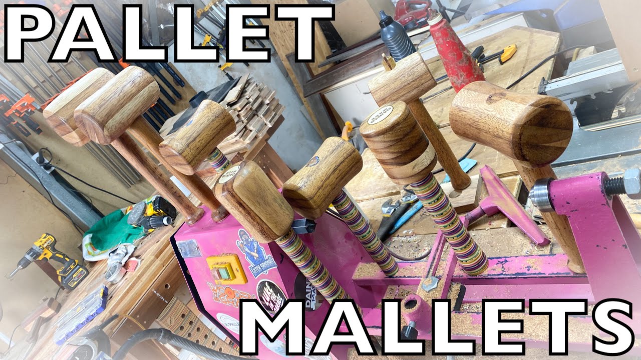 Woodturning - Making mallets out of pallets