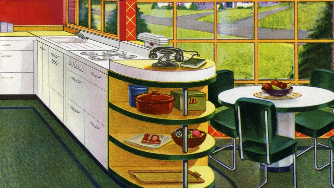 Life and design in 1940s American homes