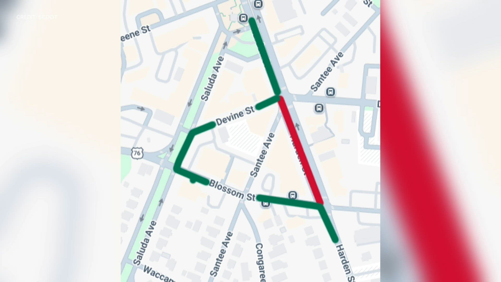 Five Points getting ready for some lane closures