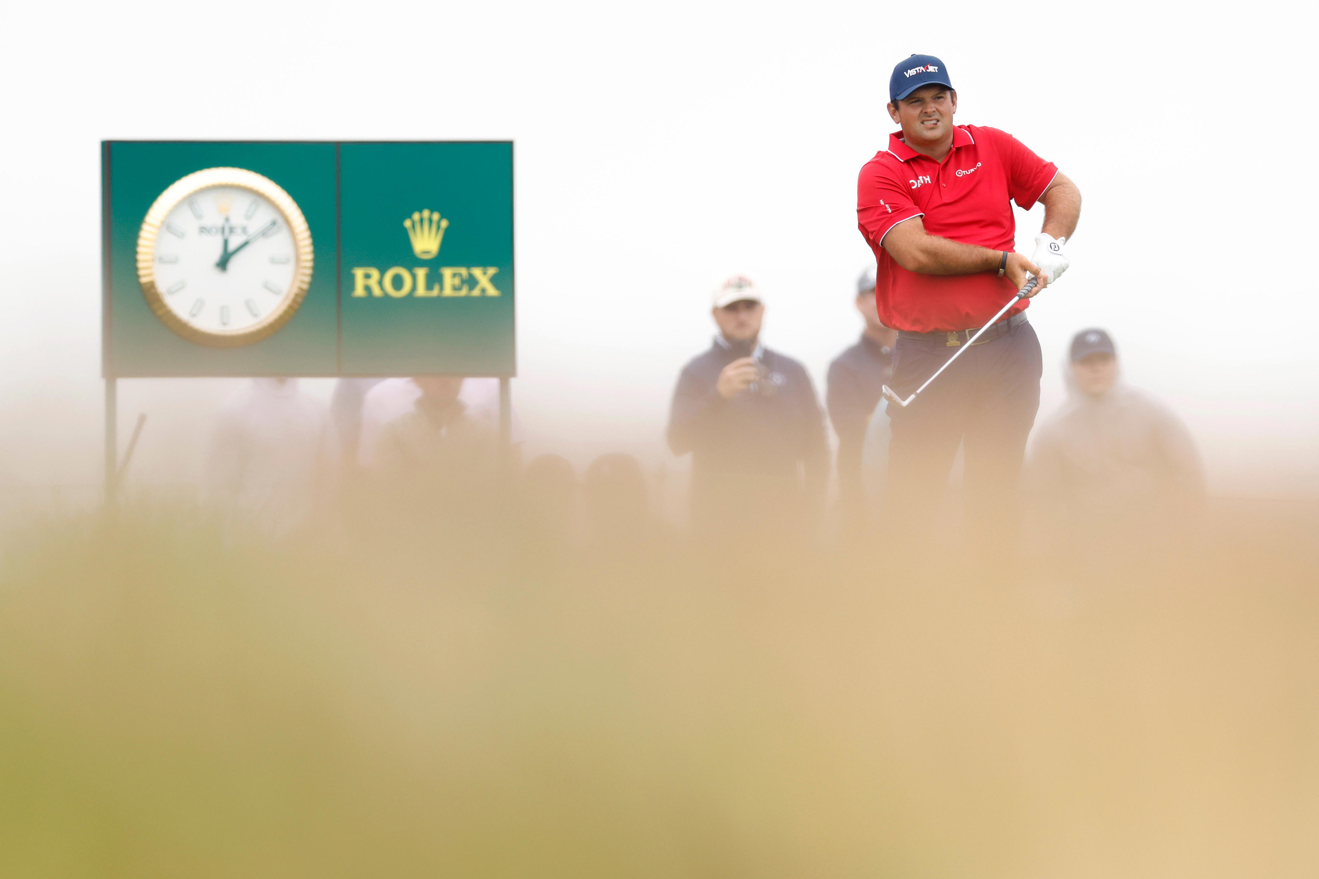 Watch: Patrick Reed hits a hosel rocket you'll have to see to believe ...