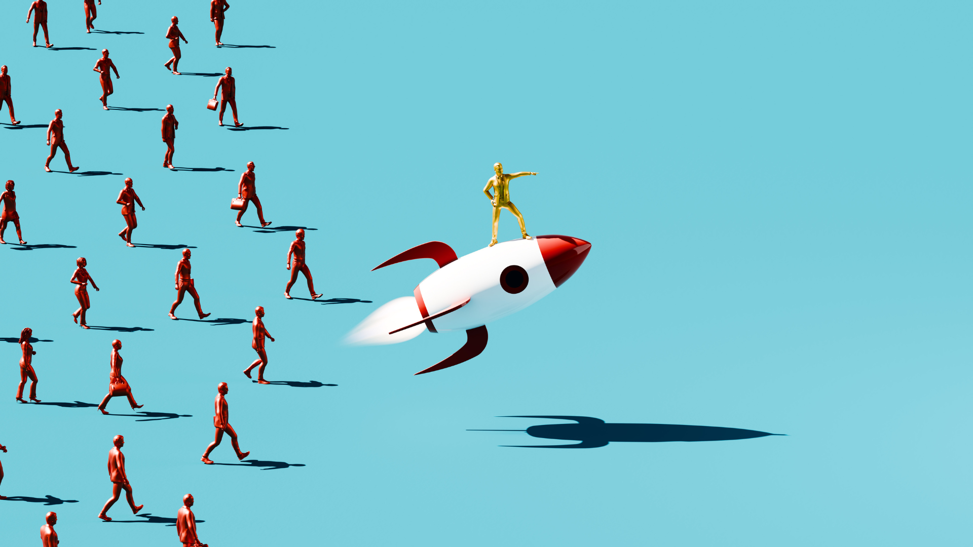 Good leaders build companies. Great leaders build people