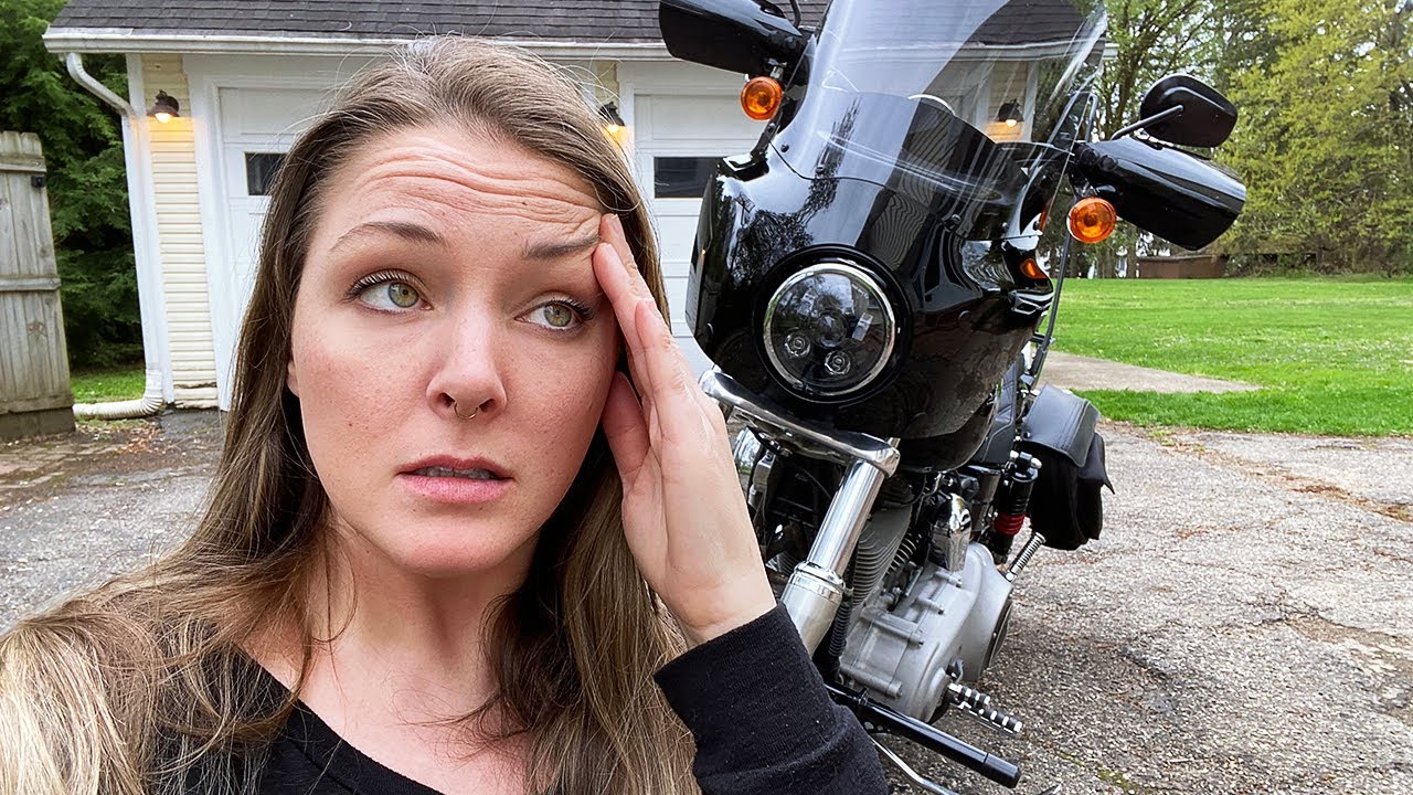 Back home, back on my Harley-Davidson