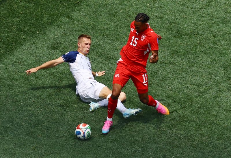 Soccer - Manzambi double helps Swiss crush Bosnia 4-1 in World Cup clash