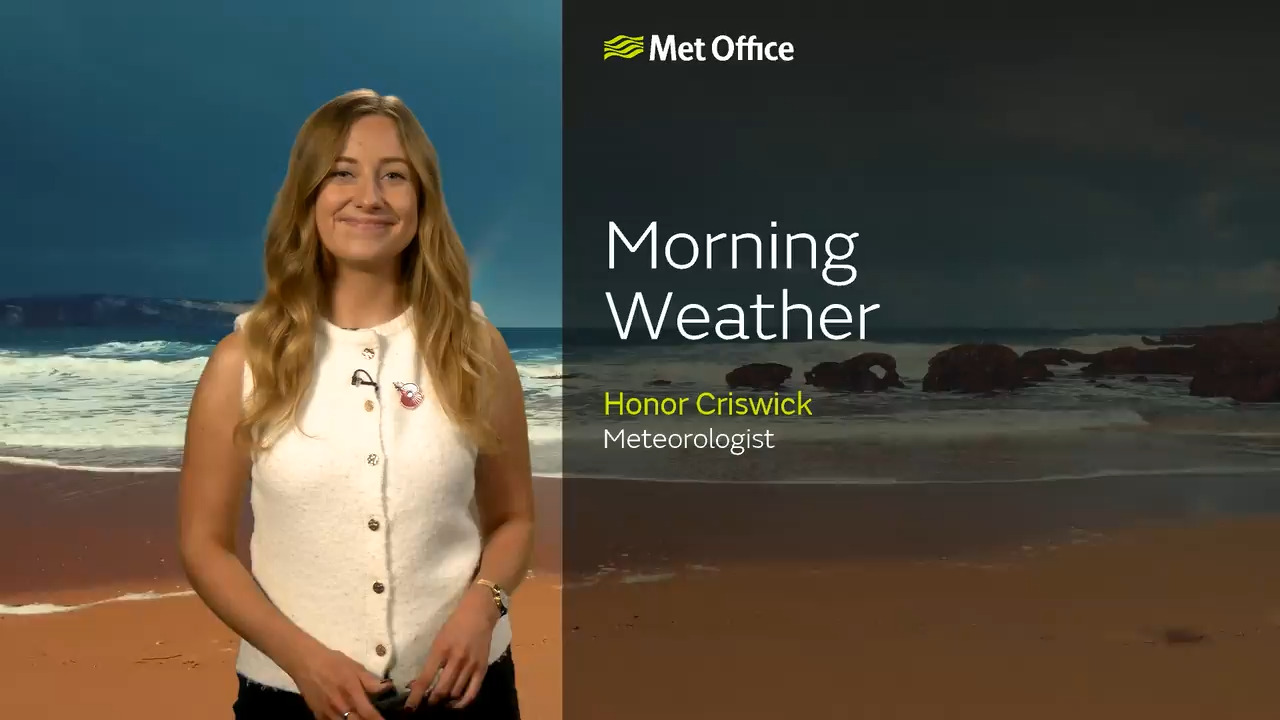 Met Office Saturday morning weather forecast 01/11/2025