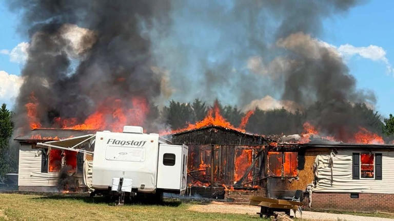 Fire destroys Pittsylvania County home