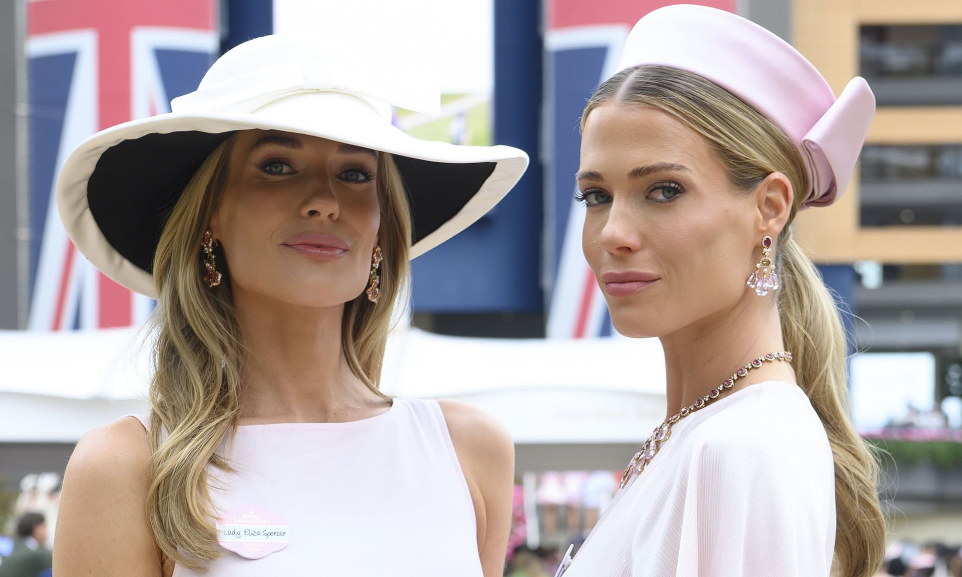 Princess Diana's nieces Lady Amelia and Lady Eliza Spencer catch the ...
