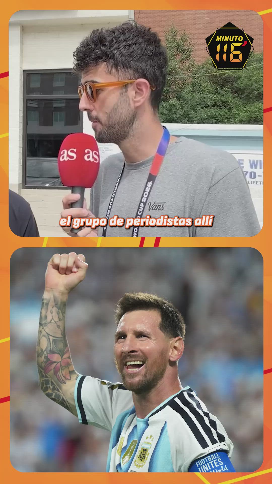 La loca reacción al hat-trick de Messi con Argentina