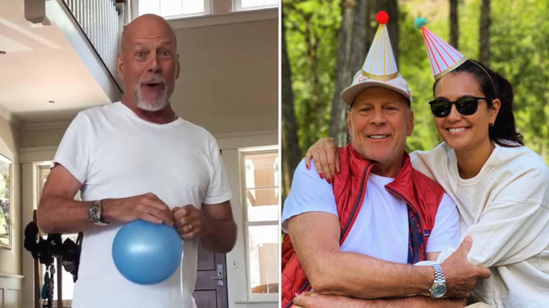 Bruce Willis shows playful side in video shared by wife Emma for ...