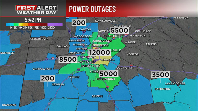 Threat of severe weather over; metro Atlanta counties remain under ...