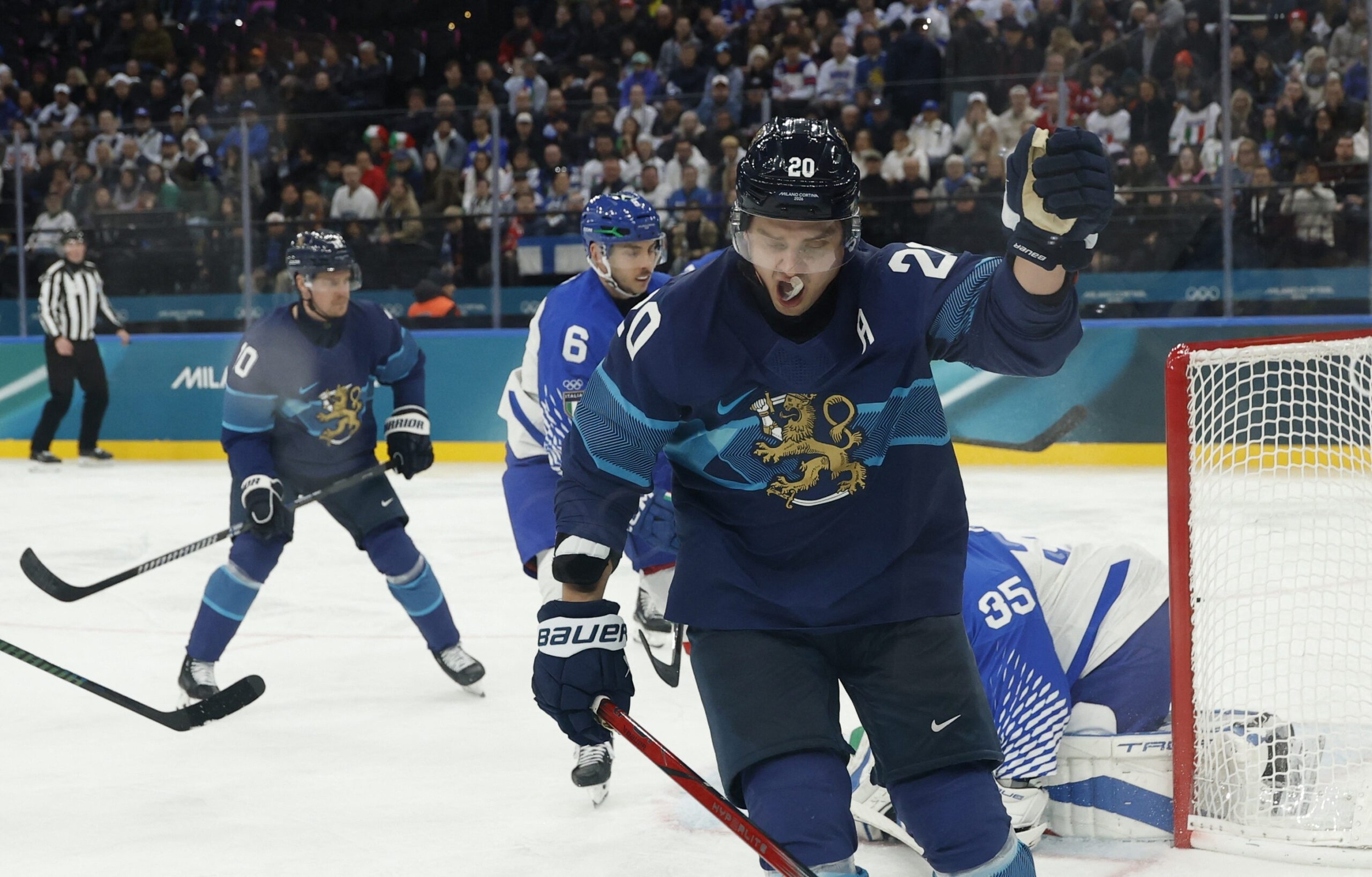Finland breaks single-game Olympic men's hockey goal record in NHL ...