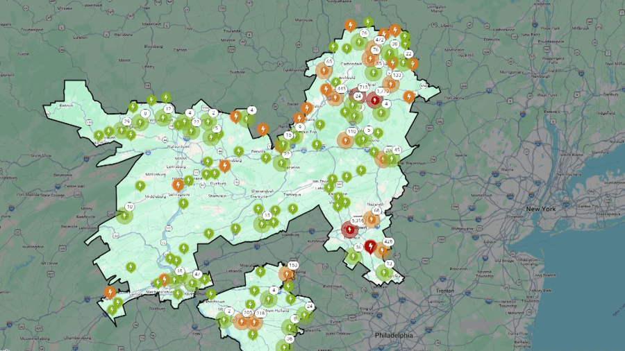 PPL reports thousands without power amid high winds