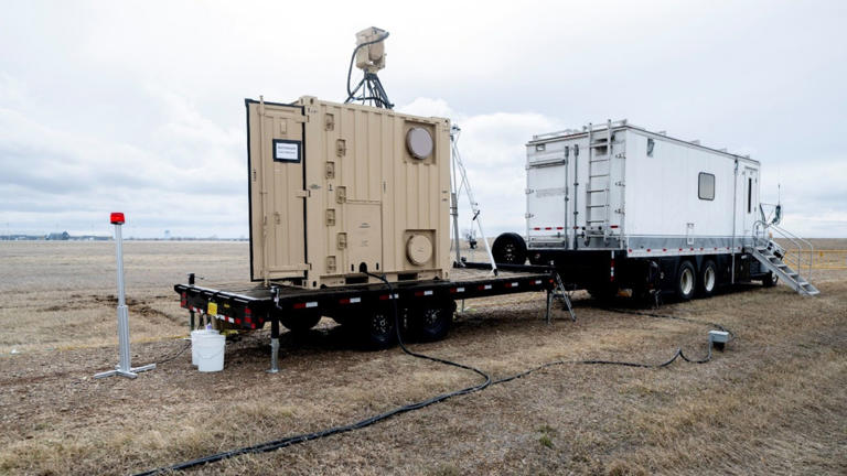 US Navy tests dual-use laser that beams power and counters drone ...