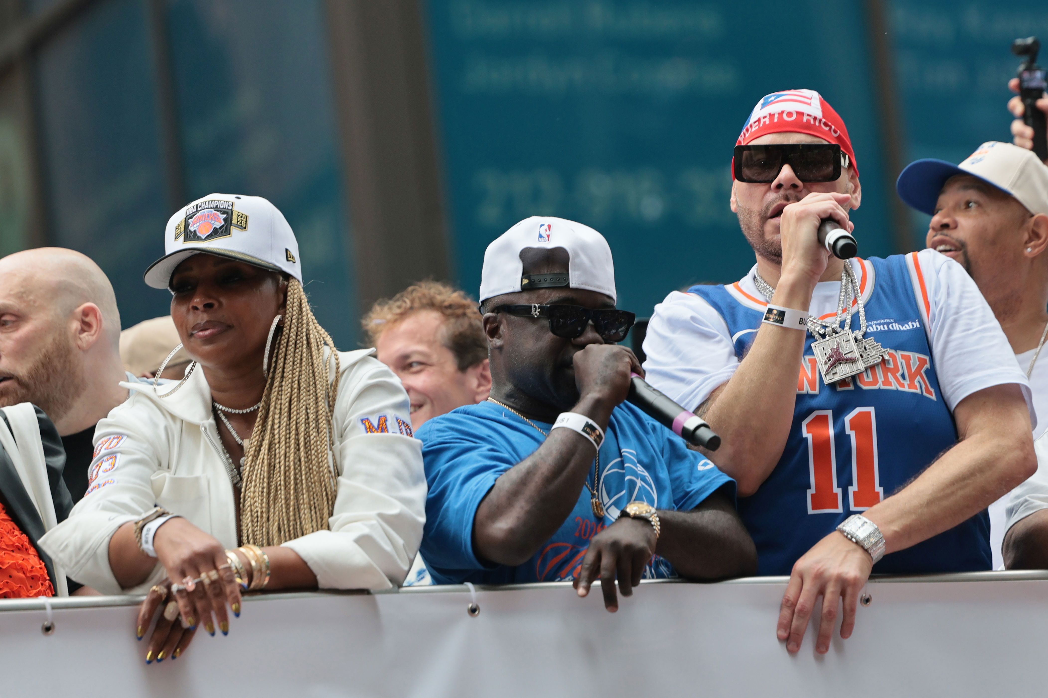 Fat Joe, Mary J Blige, Wu-Tang Clan rock New York Knicks victory parade