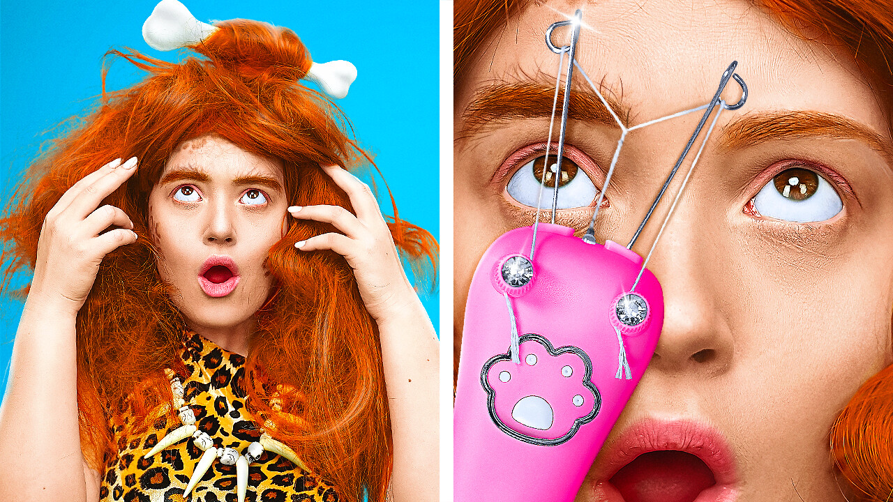 From cave girl to beauty queen: The lost princess transformation