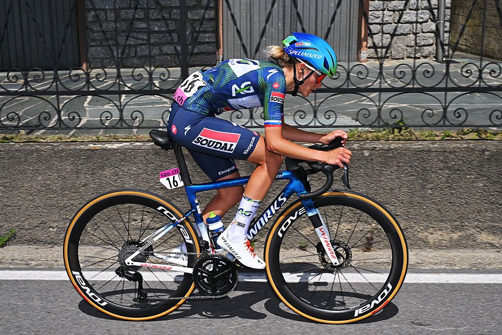 Urška Žigart in hospital with fractured jaw following crash on uneven ...