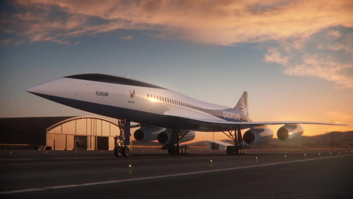 Boom Supersonic's Overture aircraft could shorten NY to London flight ...