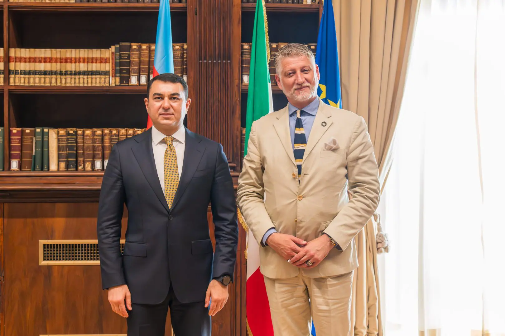 Giuli incontra l’omologo dell’Azerbaigian Karimli: “Cultura essenziale ...