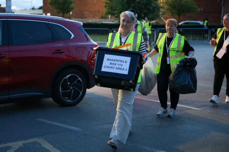 Voters cast ballots in Makerfield poll crucial to PM Starmer's future