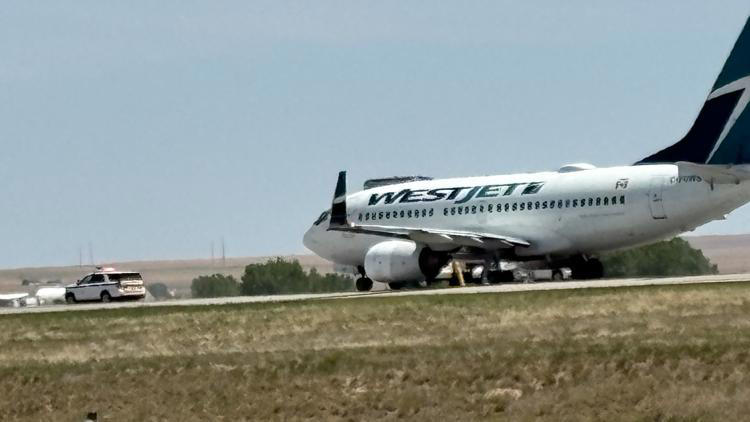WestJet flight evacuated at DIA after blown tires