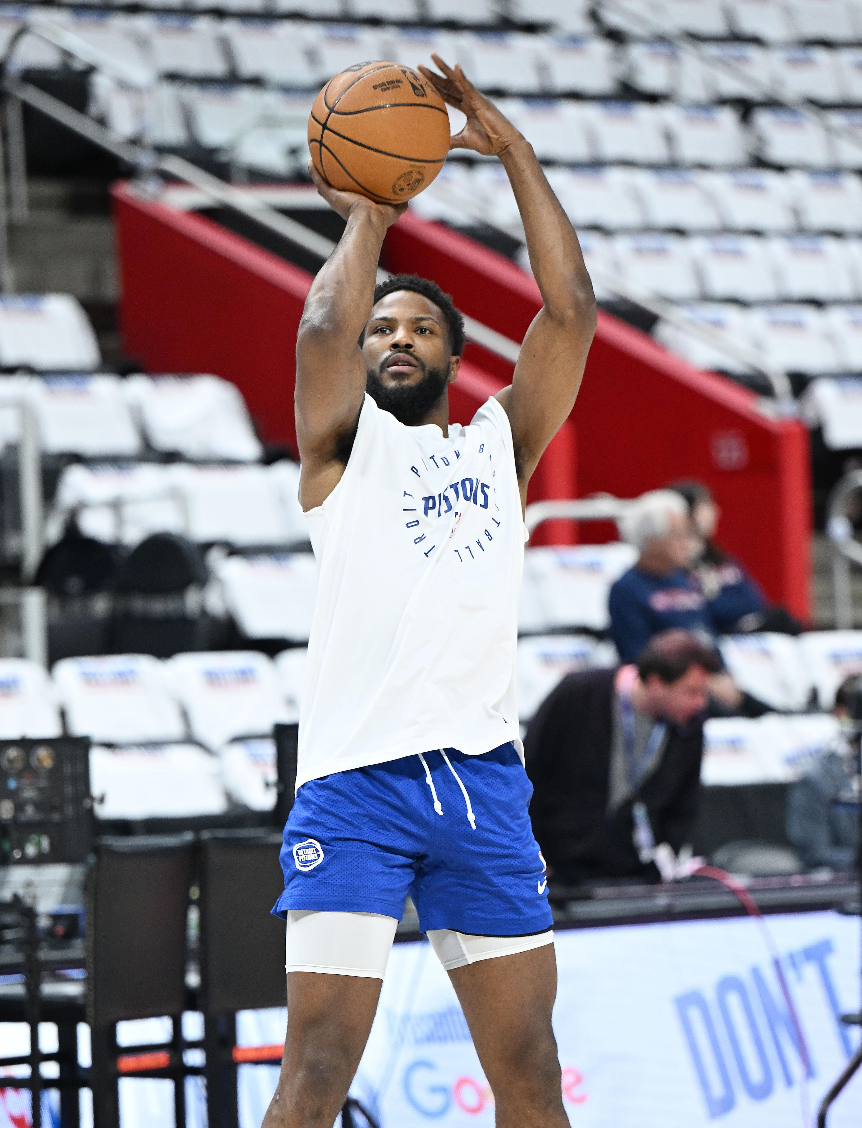 Pistons' Trajan Langdon says he has not talked to Malik Beasley