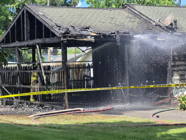 LaPorte man rescued from house fire, taken to trauma center