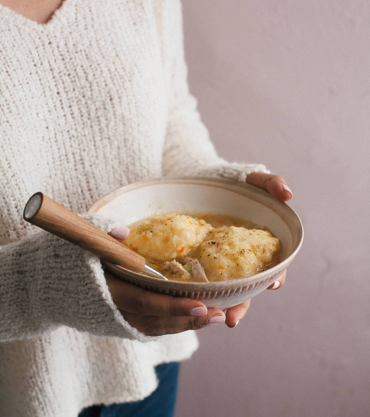 The coziest meal: Cornbread chicken & dumplings