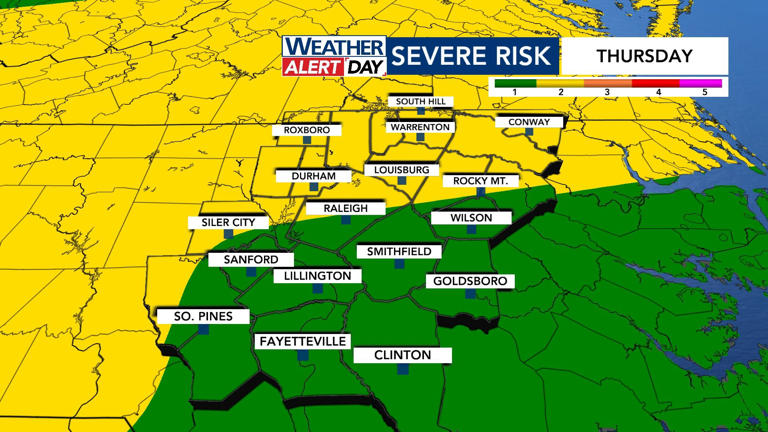 WRAL weather alert days: Highs soared to new records Thursday, Friday ...