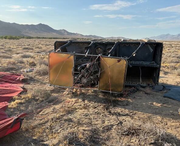 Multiple people hospitalized after fiery hot air balloon crash in Pahrump