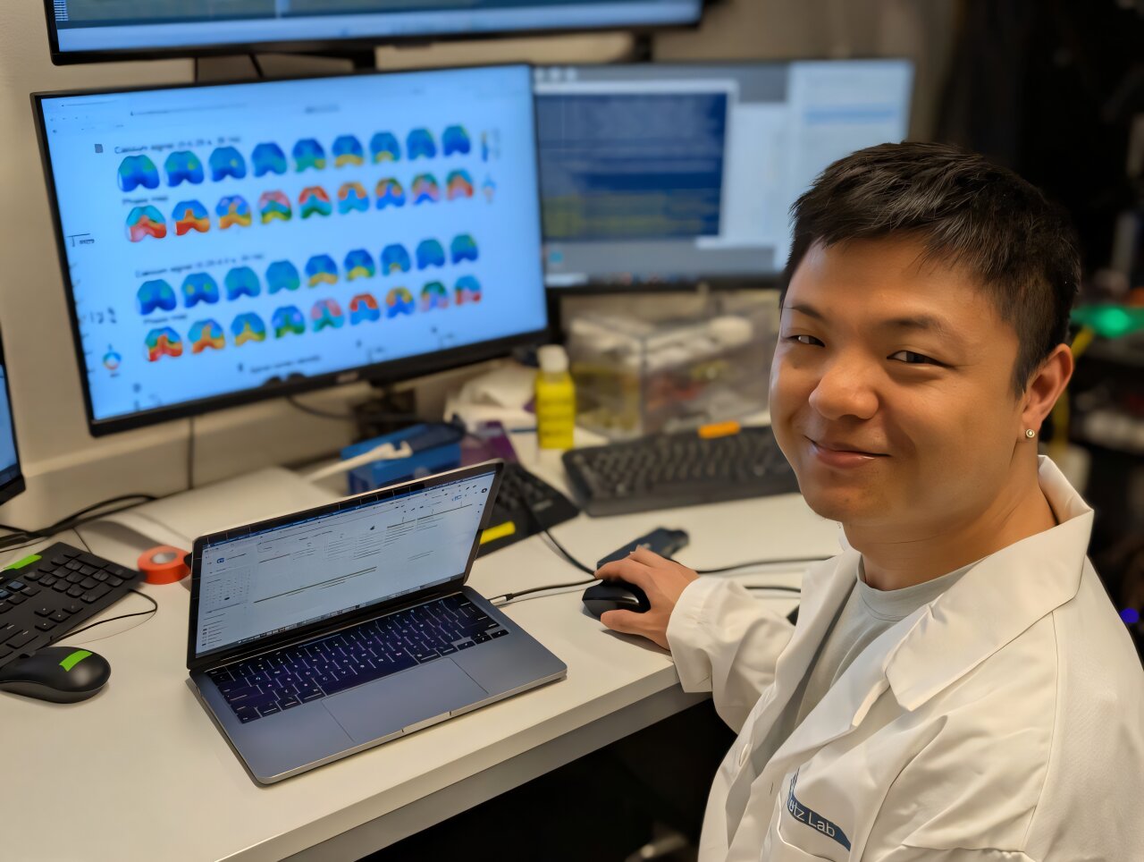 Rotating brain waves uncover circular sensory circuits linked to ...