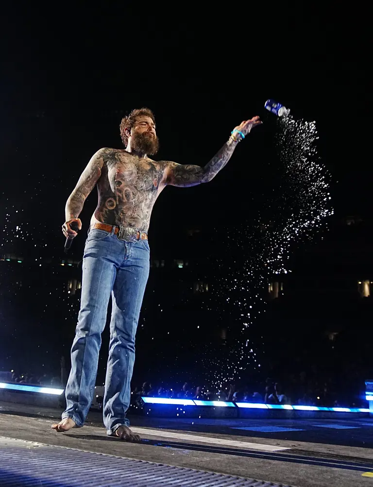 Post Malone’s big A– stadium tour set list is here! [Pictures]