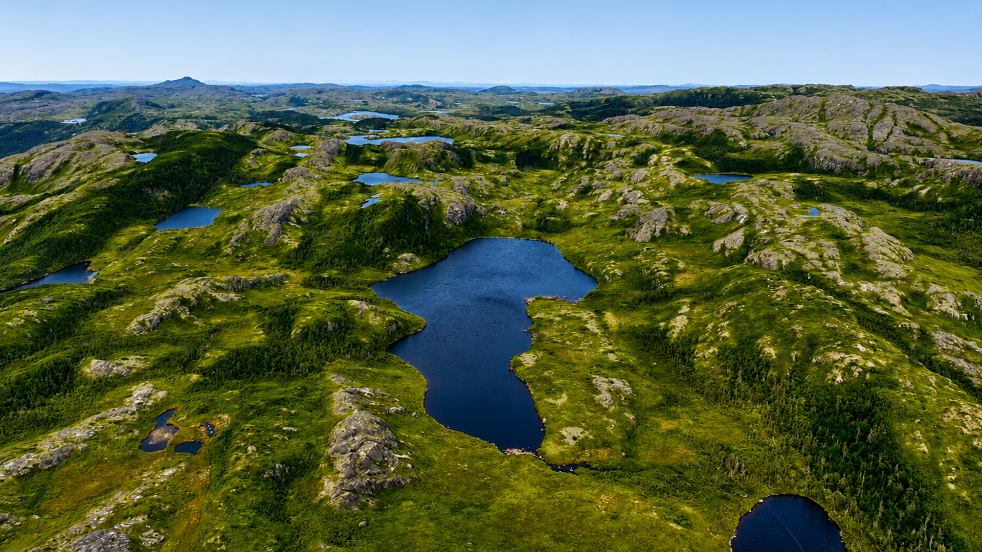 How did so many lakes form here?