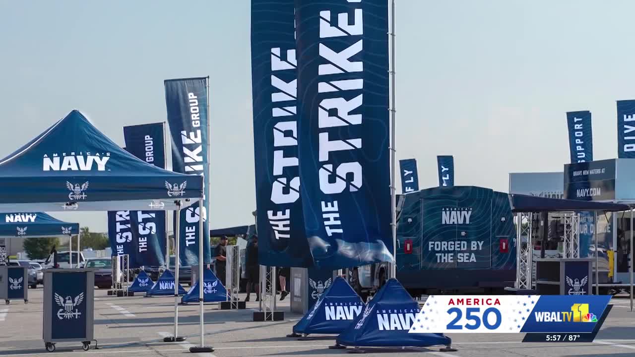 Navy's strike group aims to wow visitors in Baltimore