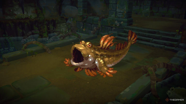 How to beat the giant goby in Dave the Diver: In the jungle