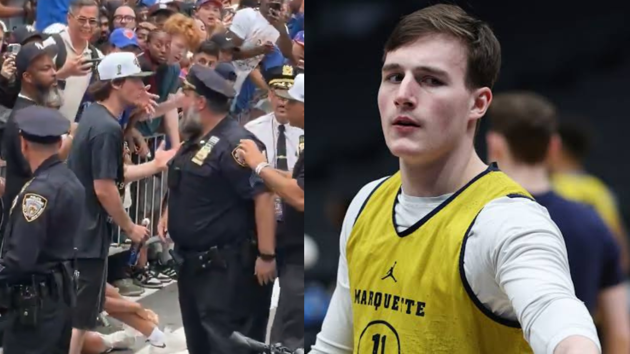 Knicks champion Tyler Kolek stopped by police in parade mix-up ...