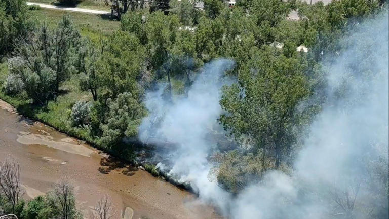CSFD responds to grassfire near south Nevada and I-25