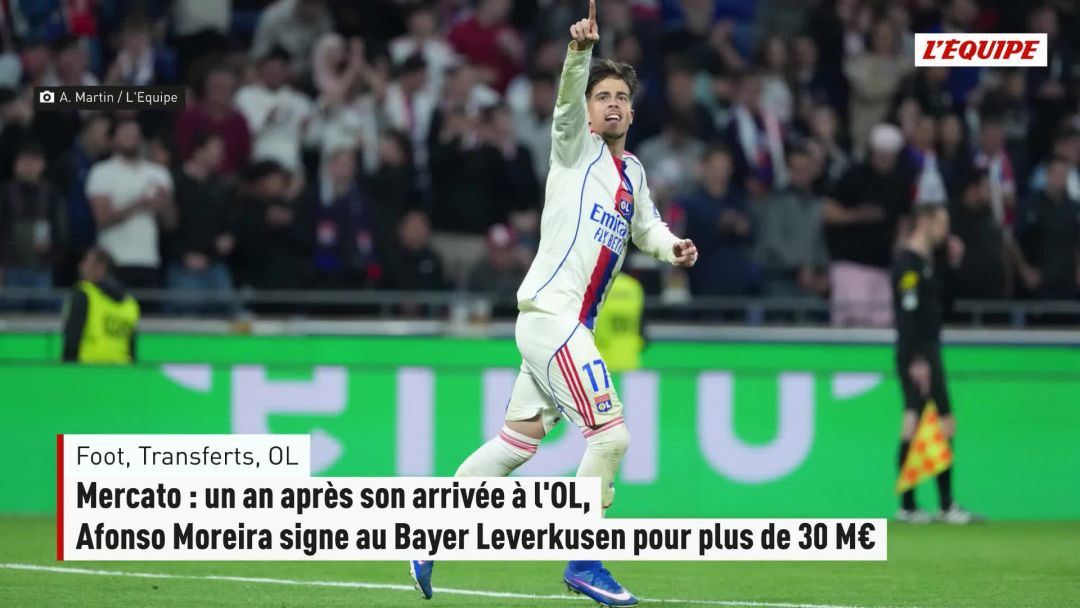 Mercato : un an après son arrivée à l'OL, Afonso Moreira signe au Bayer ...