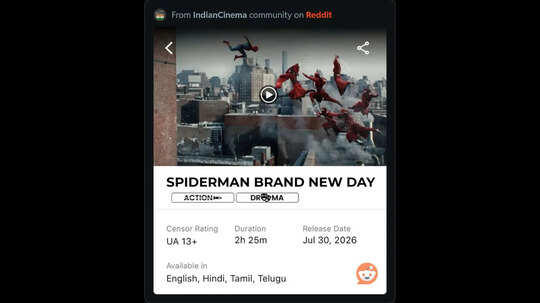 Spider-Man brand new day: Tom Holland film yet to be censored in India ...