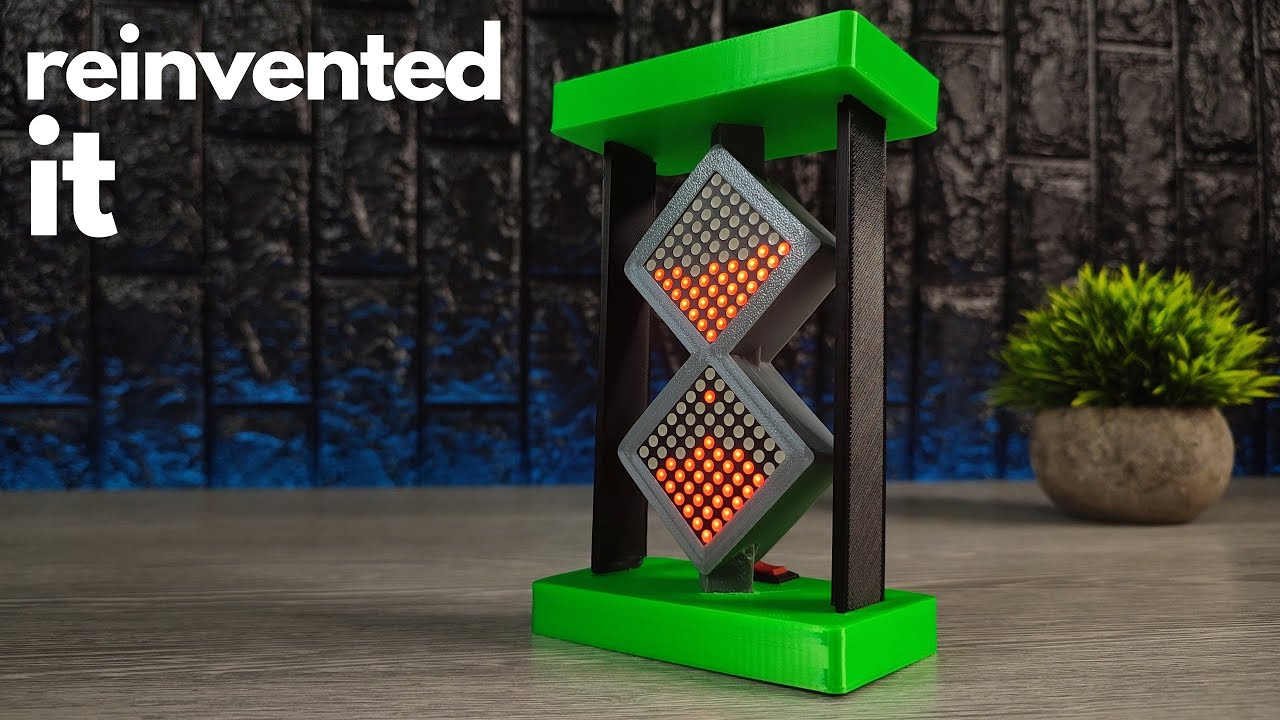 I built a digital sand clock that actually works